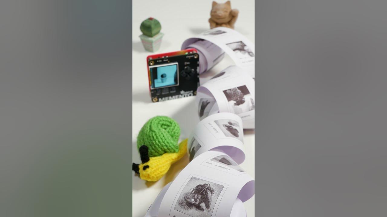 BLE Cat Thermal Printer with MEMENTO #adafruit - YouTube