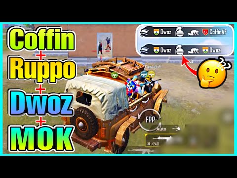 COFFIN + DWOZ + RUPPO + MOK | 42KILLS | PUBG MOBILE