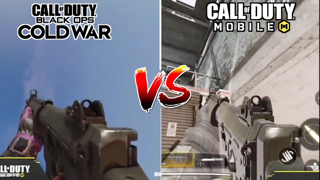 *NEW* Krig 6 Comparison Black Ops Cold War Vs Call Of Duty Mobile | Any ...