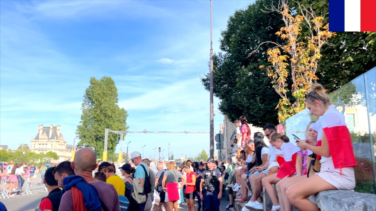 🇫🇷☀️【HDR 4K】Paris Walk - Concorde to Place Monge via Orsay & Odéon (Aug ...