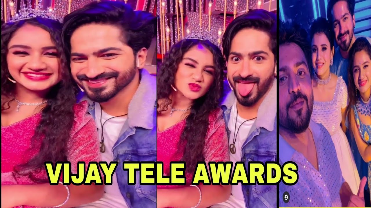 Mouna Ragam Serial Varun Shakthi At Vijay Tele Awards - YouTube