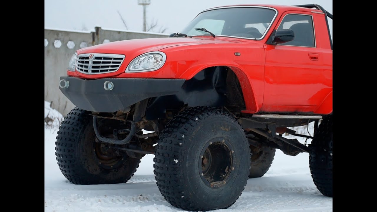 ГАЗ "Волга" - отличный внедорожник :) / GAZ Volga russian offroad truck ...