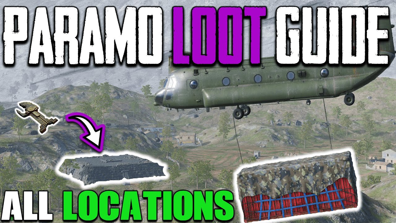 PUBG PARAMO BEST LOOT GUIDE SEASON 11 | LOOT HELICOPTER | PUBG SEASON ...