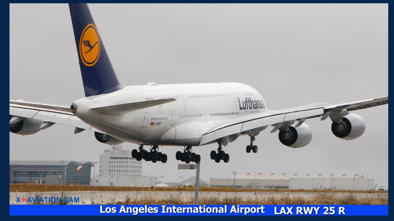 LAX | Plane Spotting RWY 24R Los Angeles Airport - YouTube