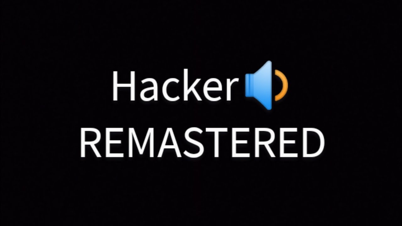 What the Hacker Really Sounds Like... Remastered - YouTube