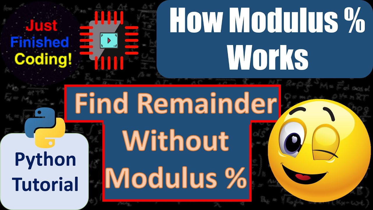 How Modulus Works Find Remainder Without Using Modulus Just How Modulus Works Find Remainder Without Using Modulus Just
