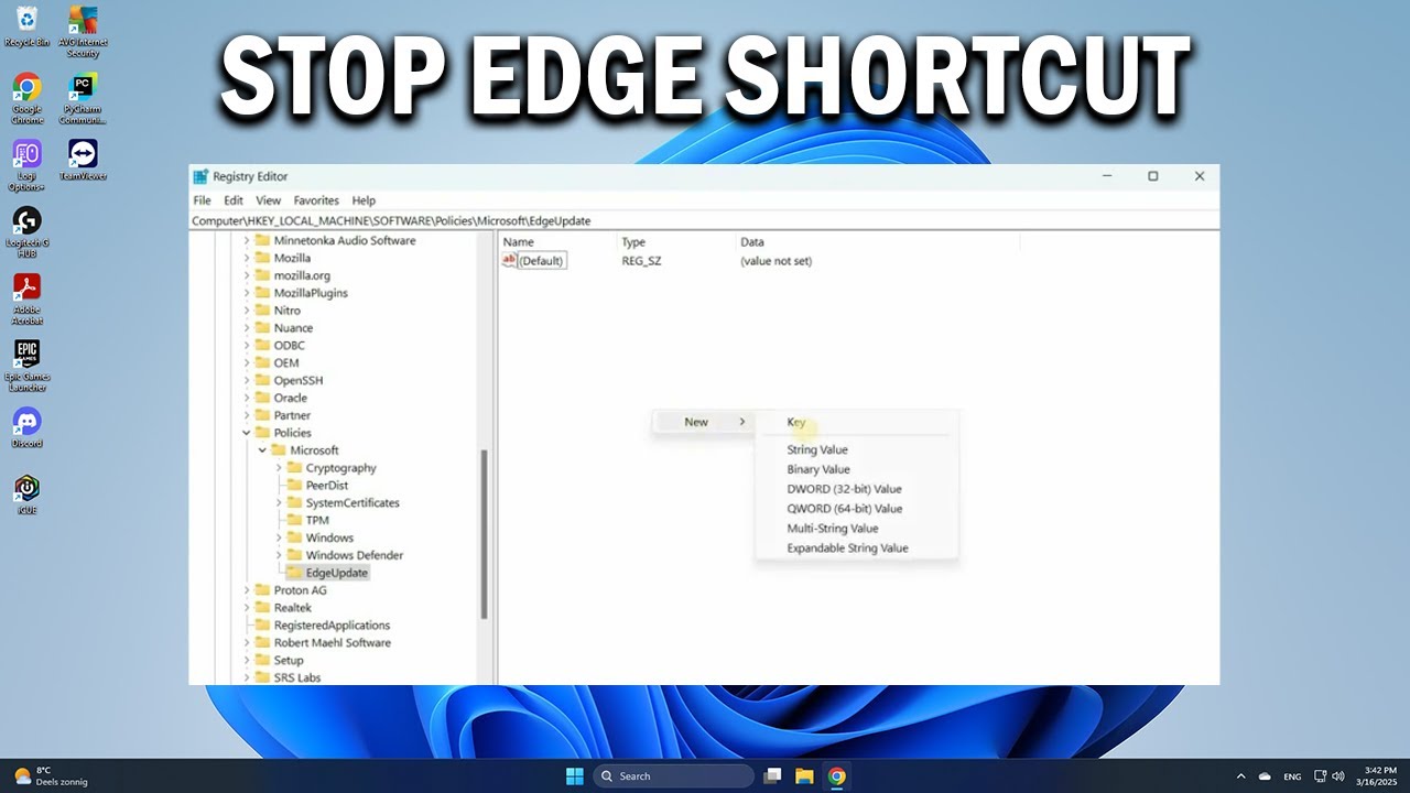 How To Prevent Microsoft Edge From Creating Desktop Shortcut - Easy Fix ...