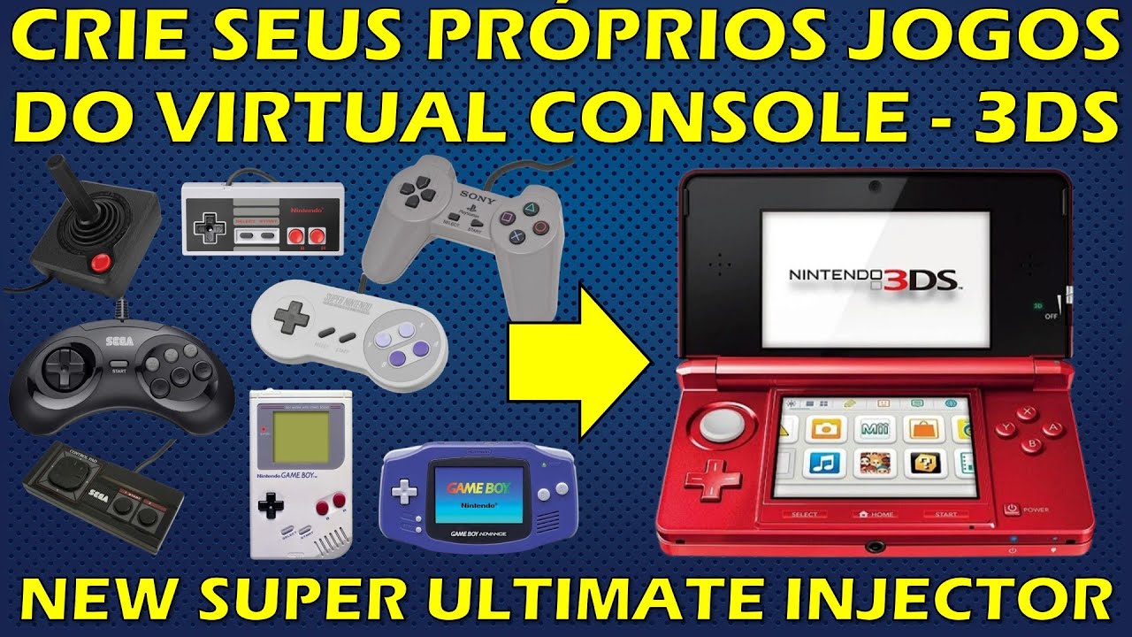 NEW SUPER ULTIMATE INJECTOR - JOGOS RETRÔ EM CIA PARA NINTENDO 3DS ...