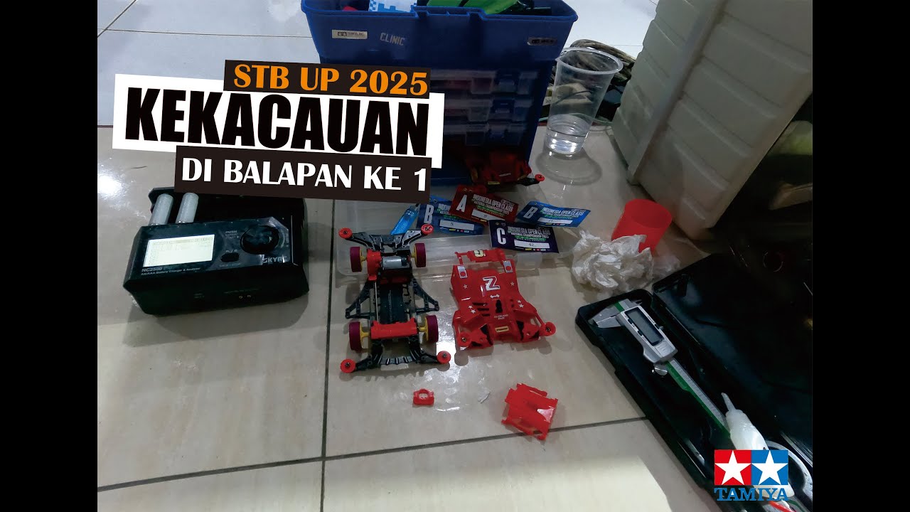 Race Tamiya Mini 4WD Pertama STB UP Yogyakarta Februari 2025 - YouTube