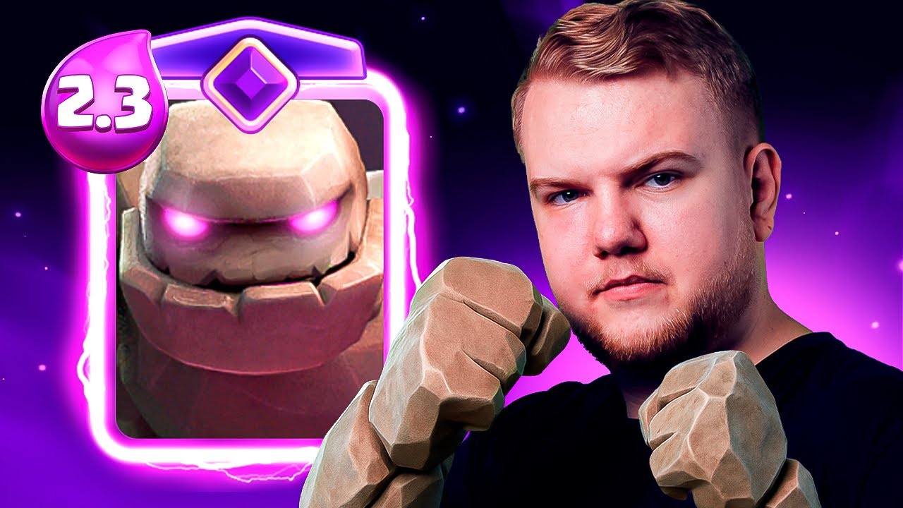 2.3 ELIXIR! FASTEST GOLEM CYCLE DECK IN CLASH ROYALE! - YouTube