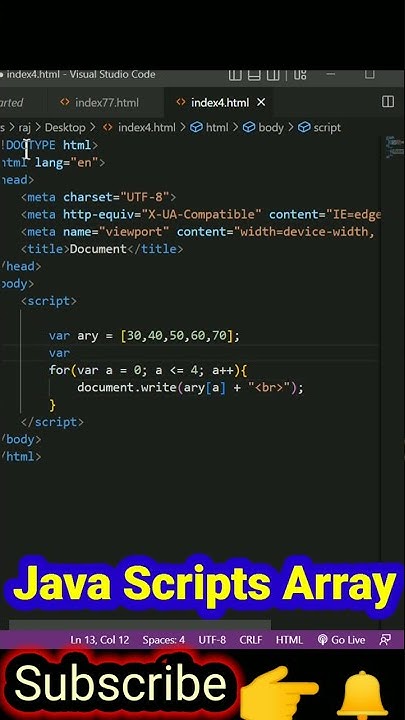 Java Scripts Array ||How do you write an array in JavaScript | Arrays in JavaScript #shorts # ...