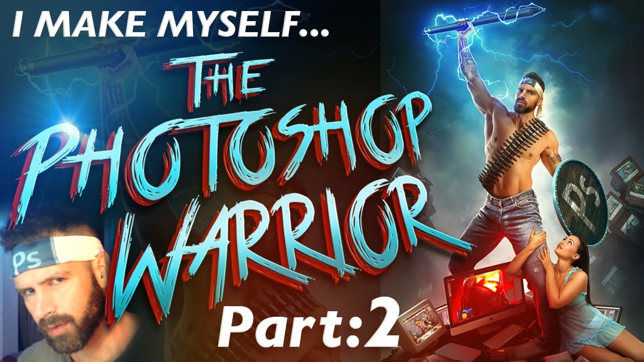 PHOTOSHOP WARRIOR! Compositing Process: Part 2 - YouTube