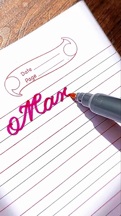 Max- Writing beautiful name in cursive handwriting 🖋️#handwriting # ...