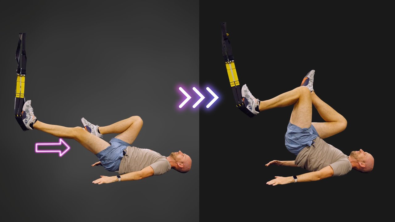 TRX Single Leg Hamstring Curl - YouTube