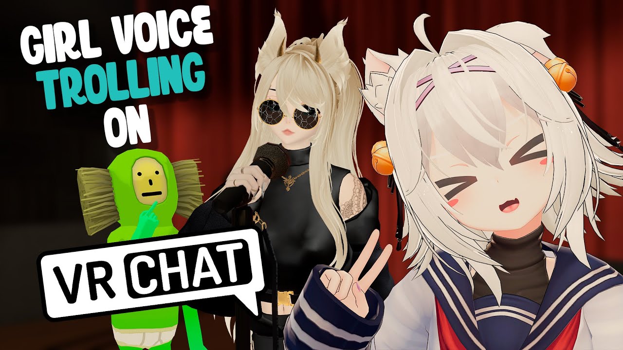 The Chaos of VRChat (ft @filianIsLost ) | Girl Voice Trolling - YouTube