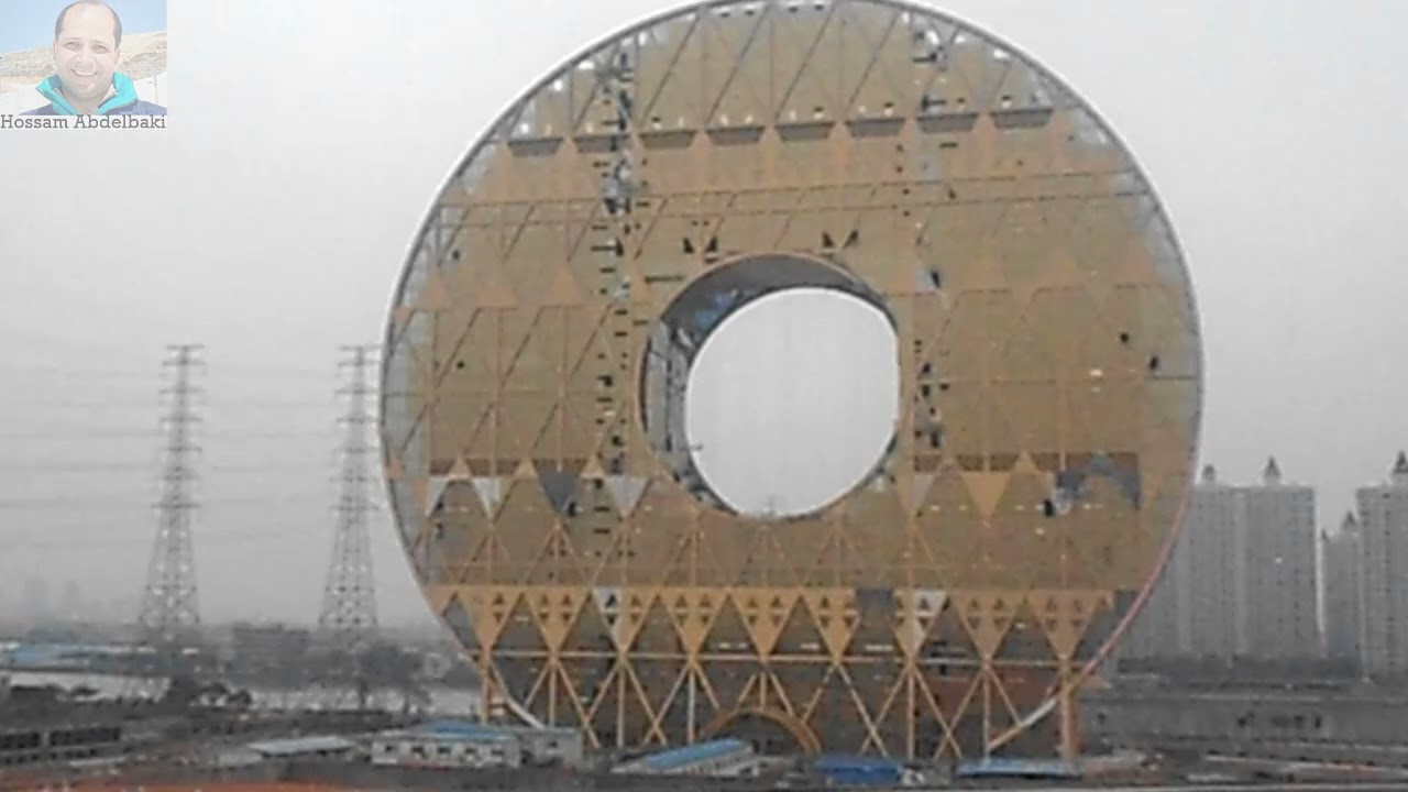 Approaching tallest Circular Building in the World - YouTube