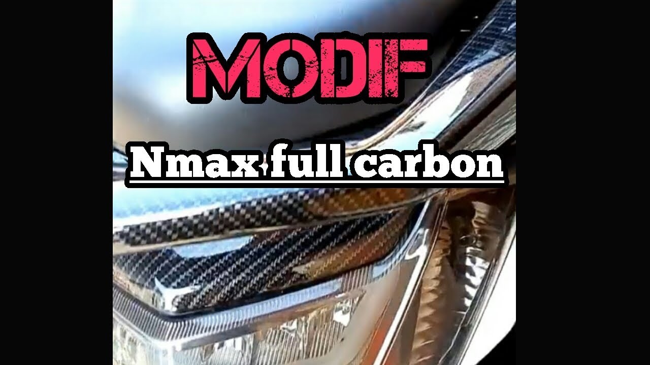 Nmax Modif full carbon - YouTube