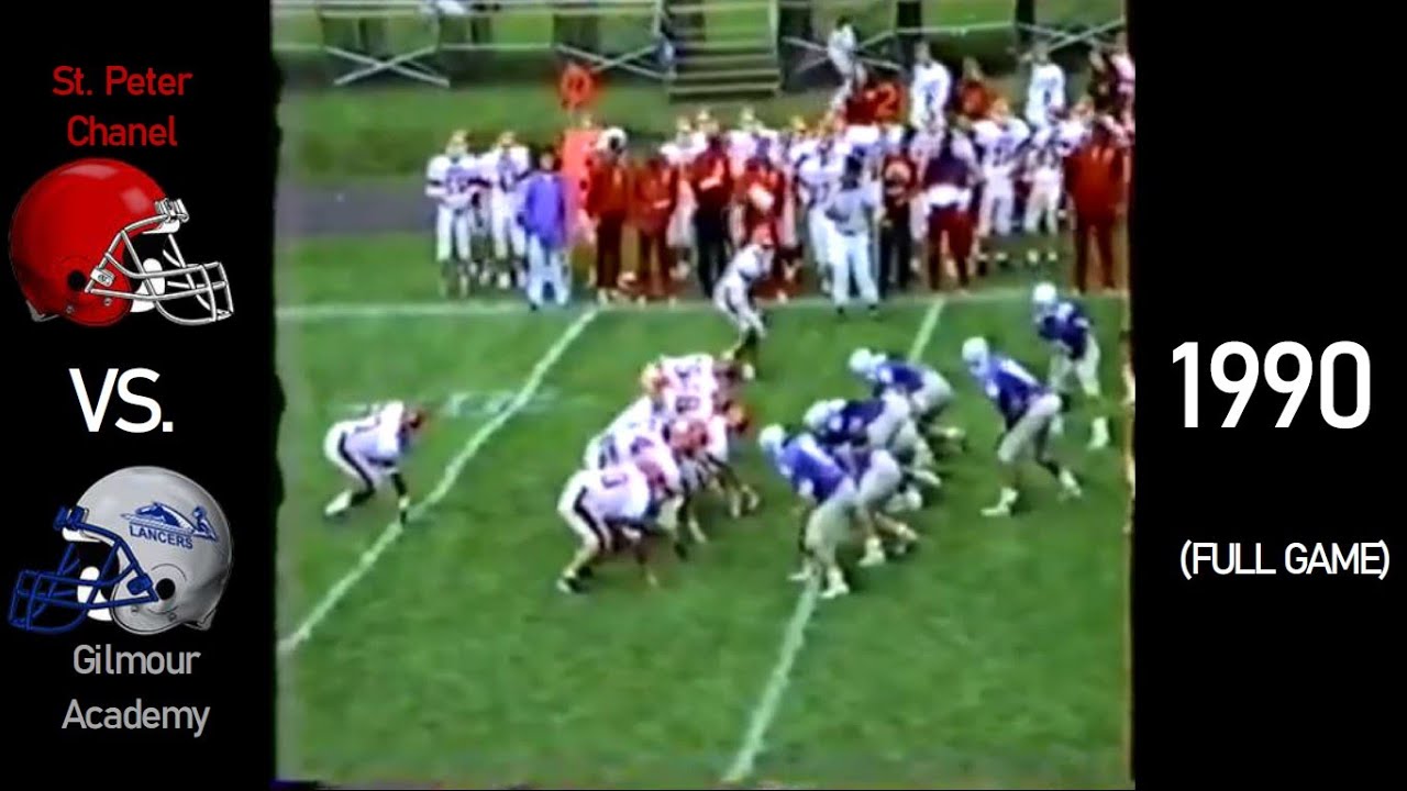 St. Peter Chanel Firebirds vs. Gilmour Academy Lancers - 1990 Ohio High ...