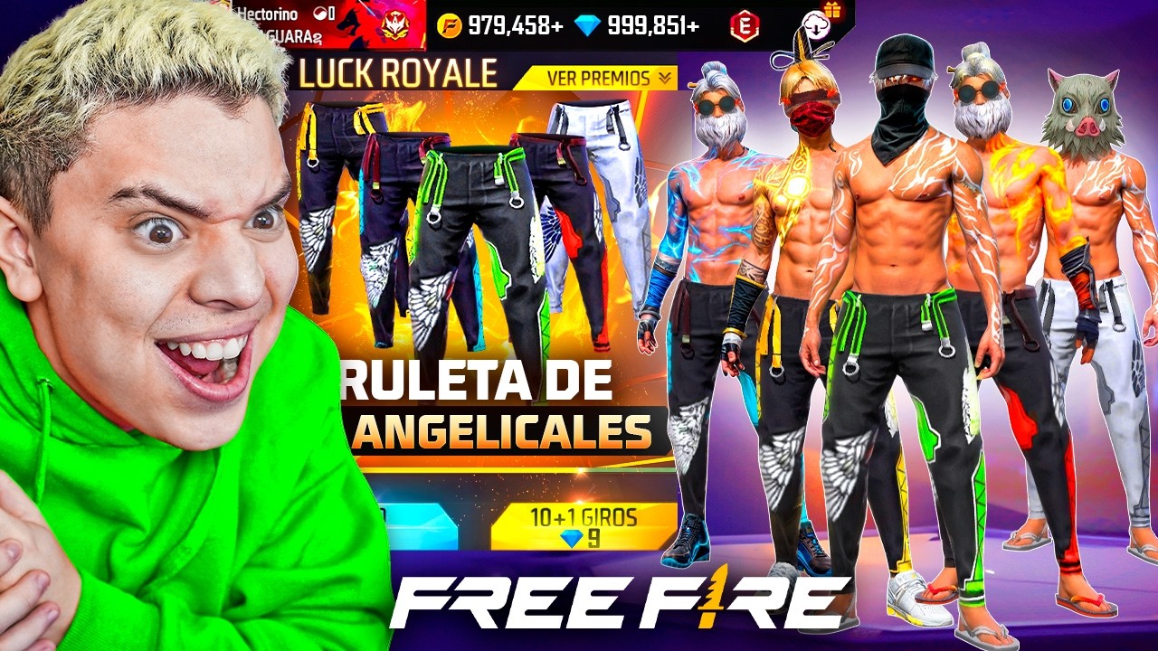 ¡COMPRE EL EVENTO LEGENDARIO DE PANTALONES ANGELICALES EN FREE FIRE! 🔥 ...