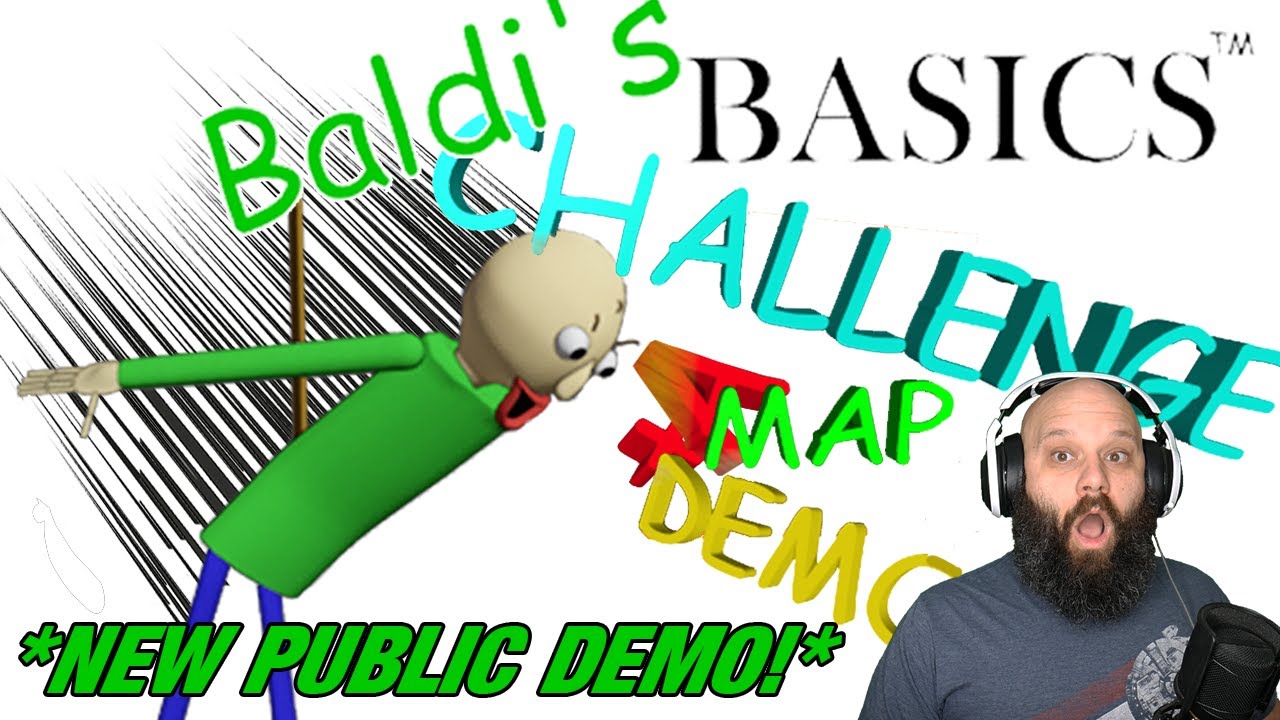 *New 2nd Anniversary Update* Baldi's Basics CHALLENGES Public Demo ...