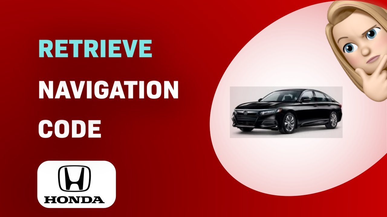 How to Retrieve Your 2009 Honda Accord Navigation Code - YouTube