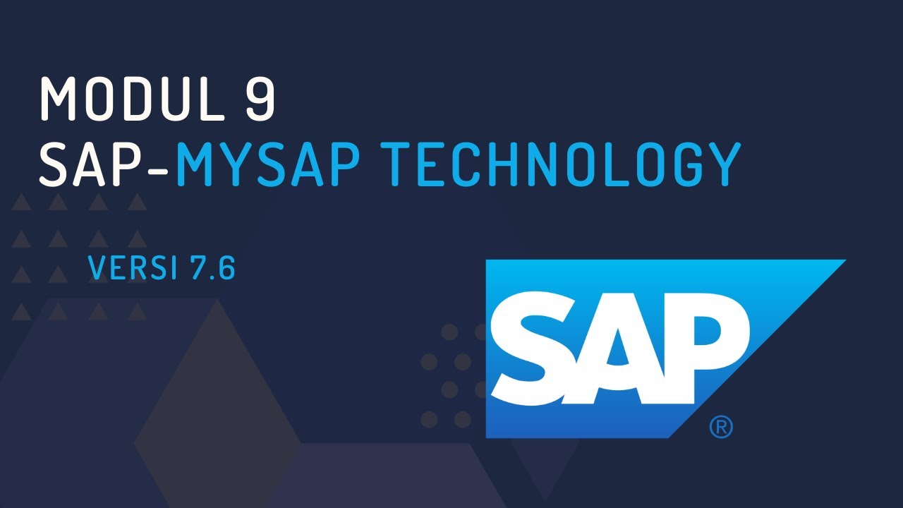 SAP Modul 9 - MySAP Technology - YouTube