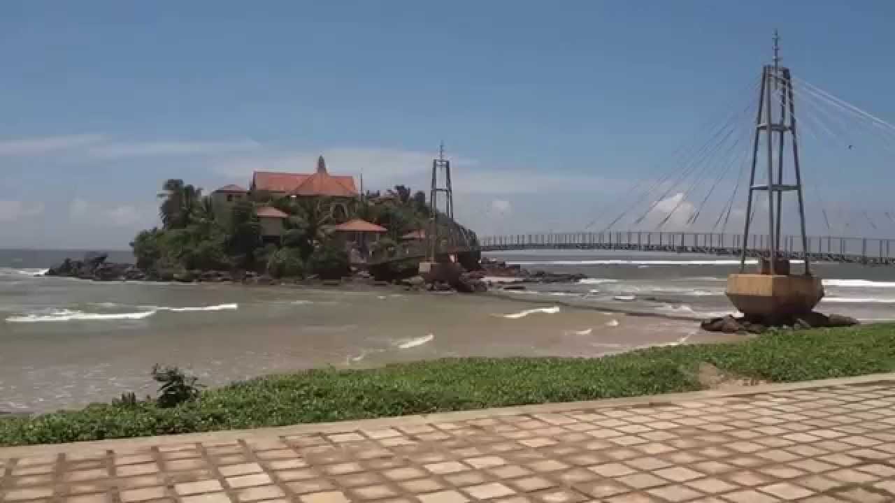 Paravi Duwa Island, Matara Sri Lanka - YouTube