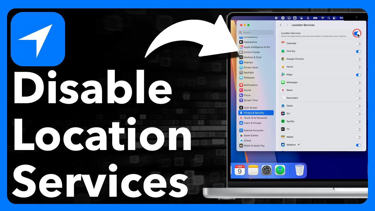 How To Turn Off Location Services On Mac - YouTube