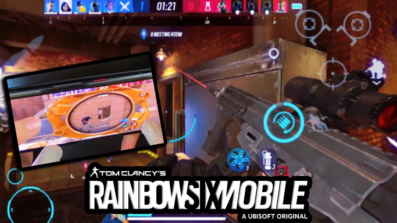 MORE HANDCAM GAMEPLAY IN R6 MOBILE! - YouTube