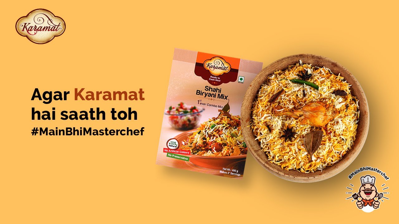 Prepare Biryani with Karamat’s ready-to-cook Biryani Paste - YouTube