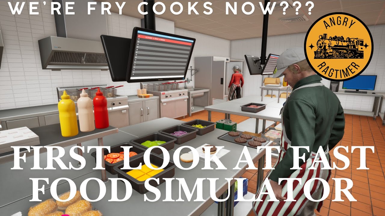 WE'RE FRY COOKS NOW? - FAST FOOD SIMULATOR Livestream - YouTube