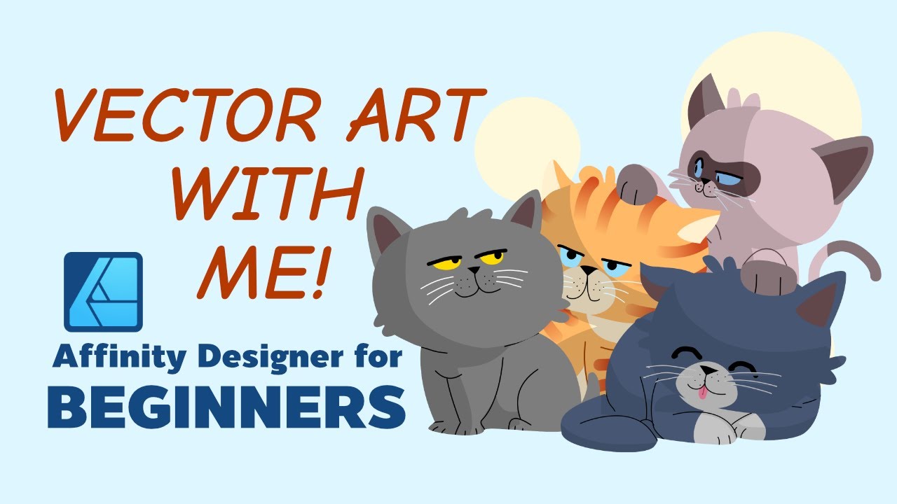 Affinity Designer : Inking & Coloring with Pencil Tool - YouTube