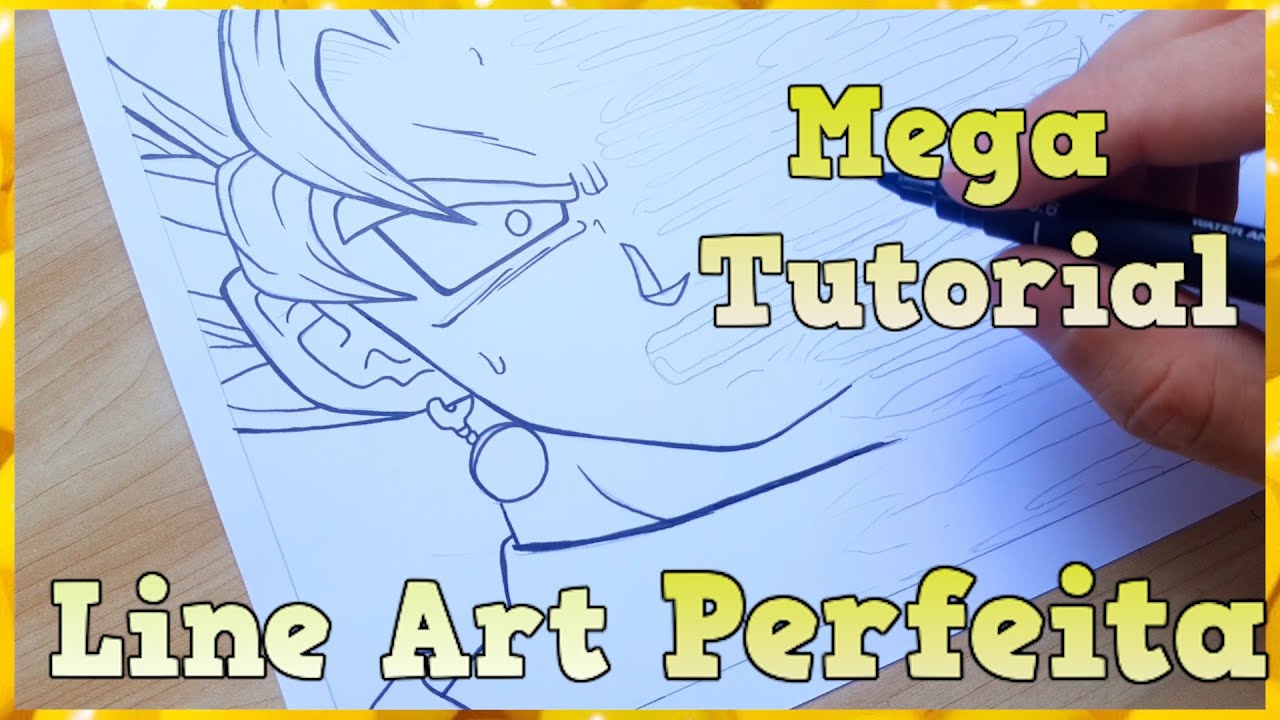 Tutorial Line Art Perfeita - Drawing Outline Tutorial - YouTube