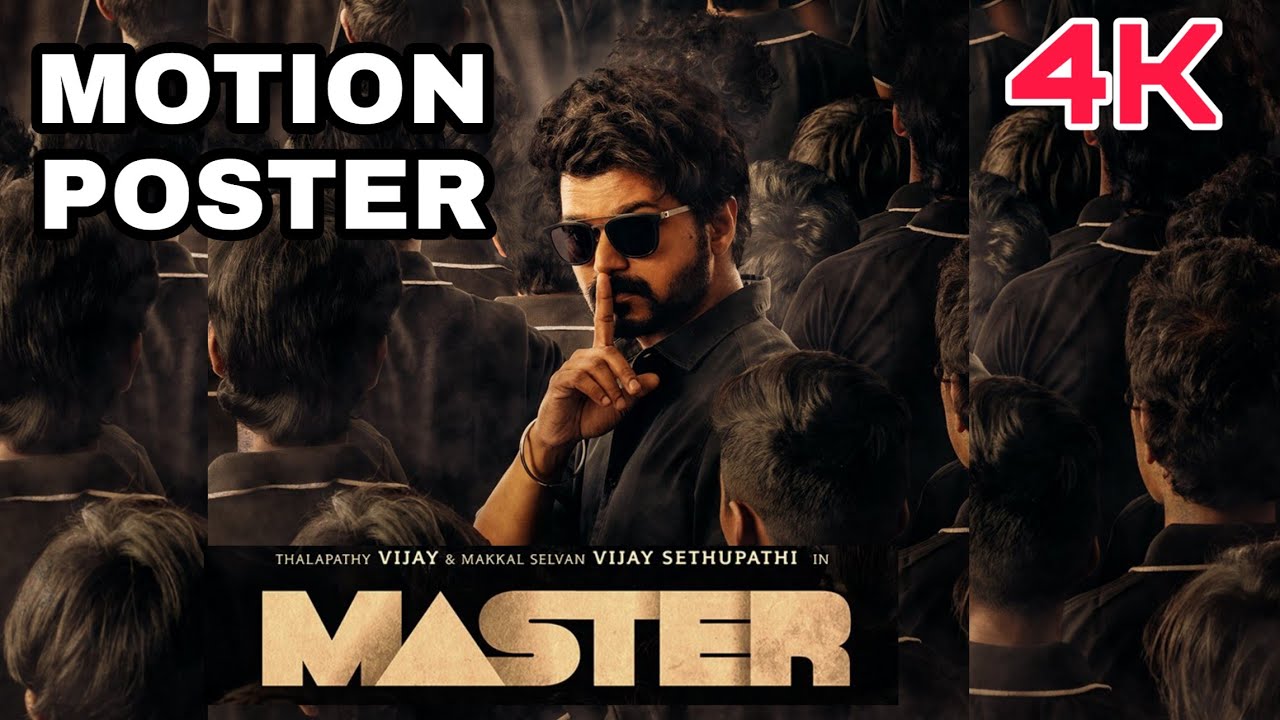 Master Second Look Motion Poster | Master Second Look | Thalapathy ...