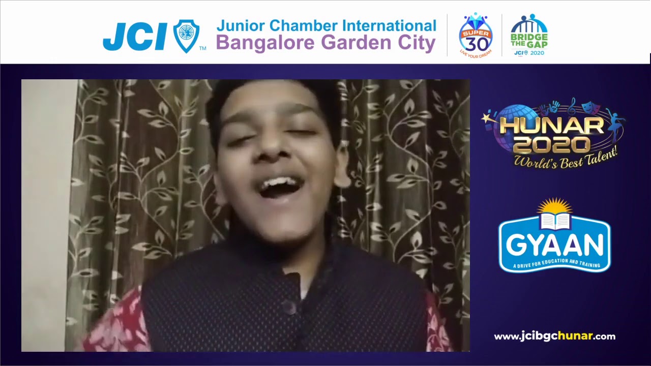 Participant No. 10269 - Tanmay Singhal | JCI BGC HUNAR 2020 - World's ...