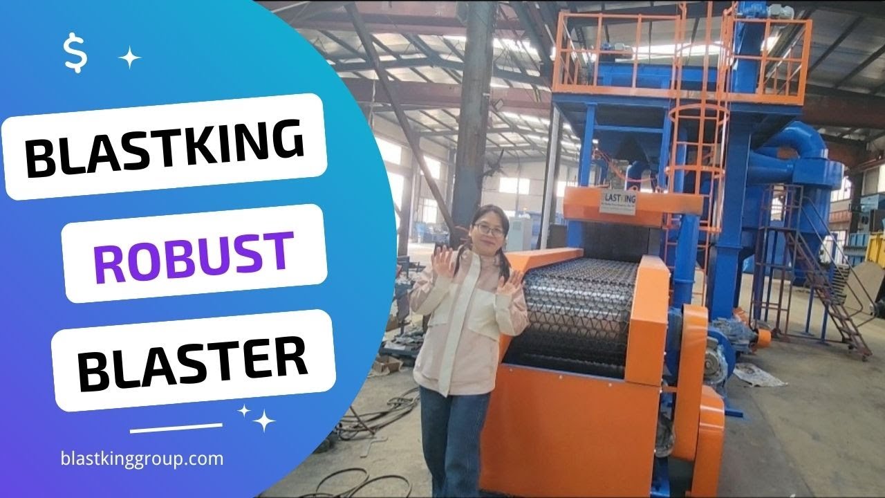 BlastKing Shot Blasting Machine – Built with a Robust, Heavy-Duty ...