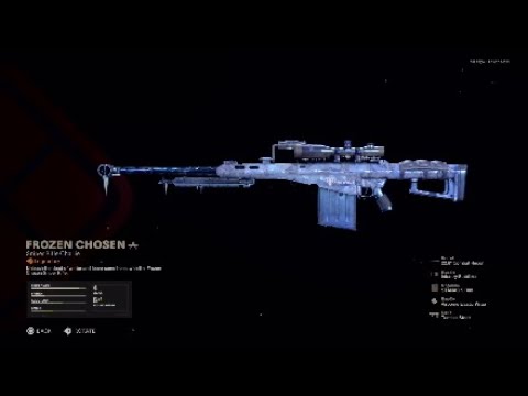 *NEW* M82 FROZEN CHOSEN FREE Legendary Blueprint - HAPPY HOLIDAYS ...