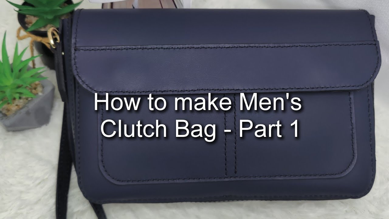 How To Make Men's Clutch Bag - Part 1 (Lining) #subscribe #craft # ...
