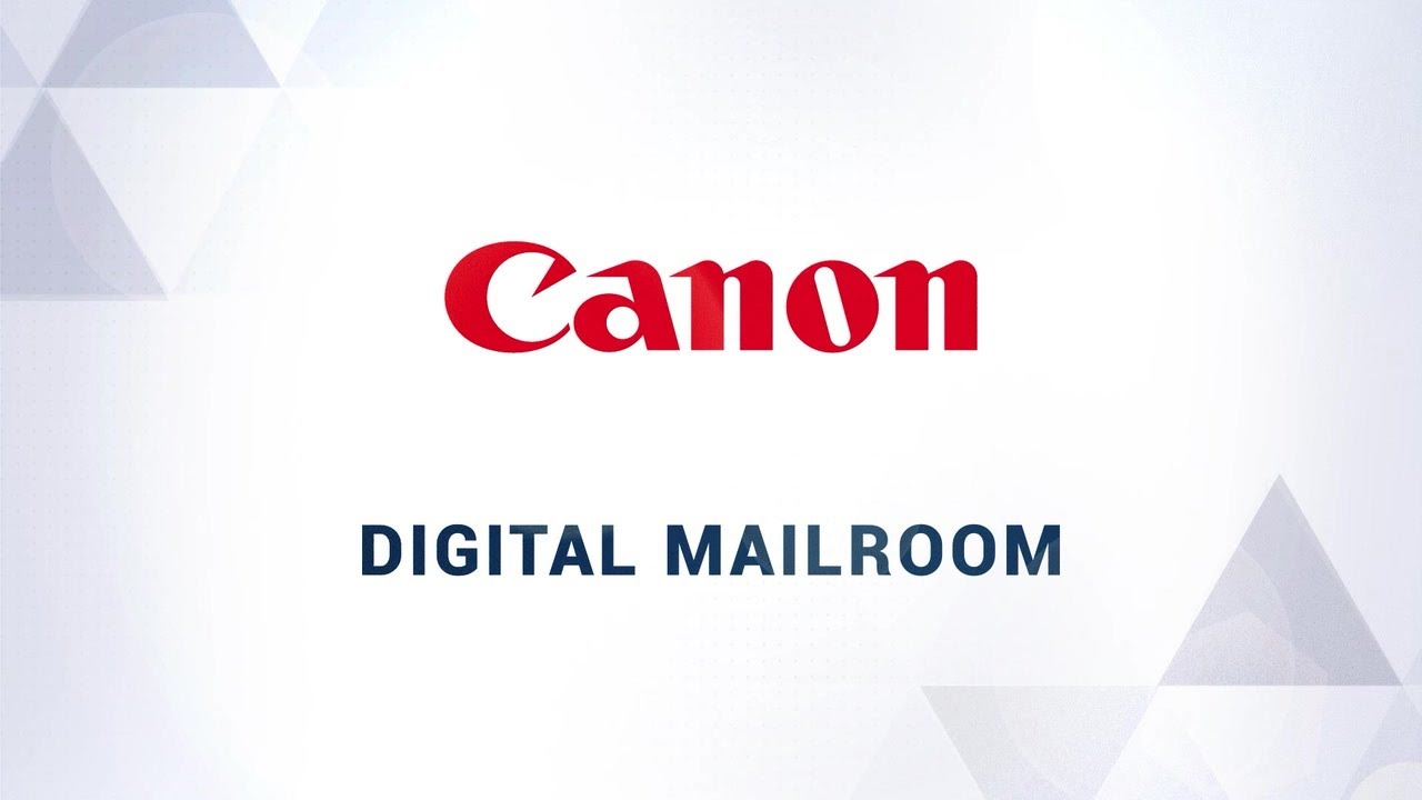 Canon Digital Mailroom: How it Works - YouTube