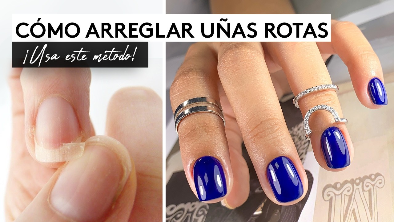 Así arreglo UÑAS ROTAS ¡Tutorial Paso a Paso! 💅🏻 | Aninails Studio ...