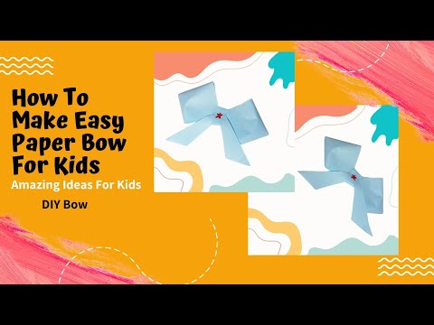 Bow Paper Crafts | Paper Art Easy | Normal Paper Craft | Cute Origami ...