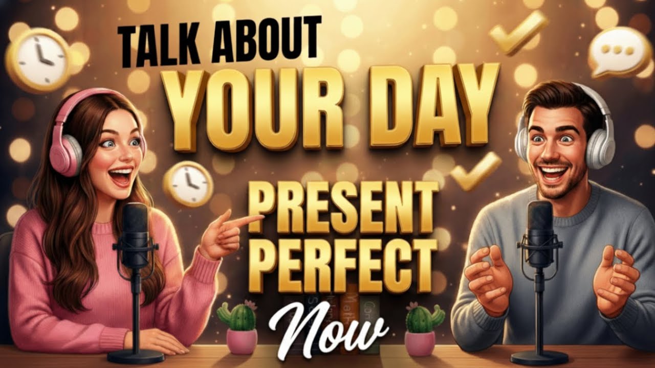 Master Present Perfect NOW Talk About Your Day in English Conversation ...