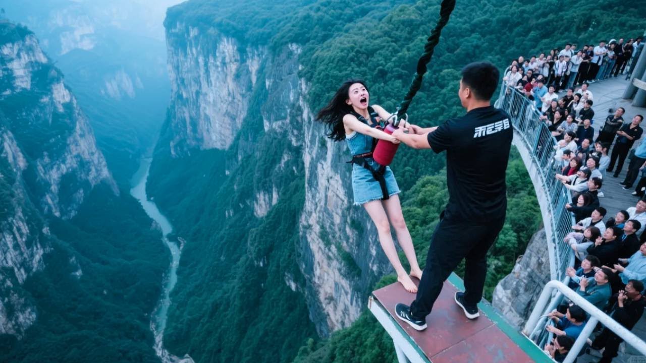 Bungee Jumping With Rope In Beautiful Place:Asmr Bungee Jumping - YouTube
