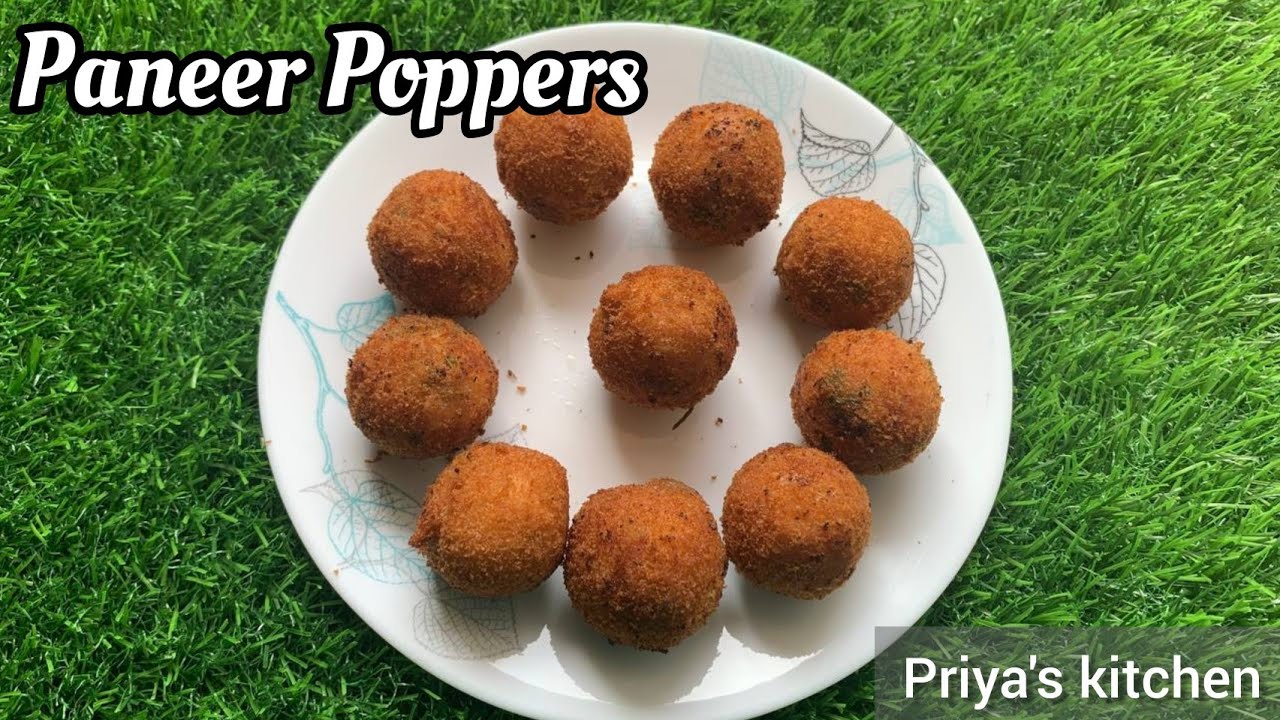 Paneer Poppers | Paneer Starter Recipe | Veg Starter #paneerpoppers # ...