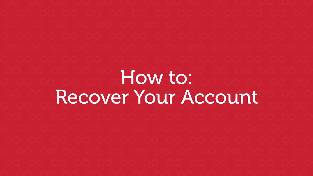 Recover Your Account - YouTube