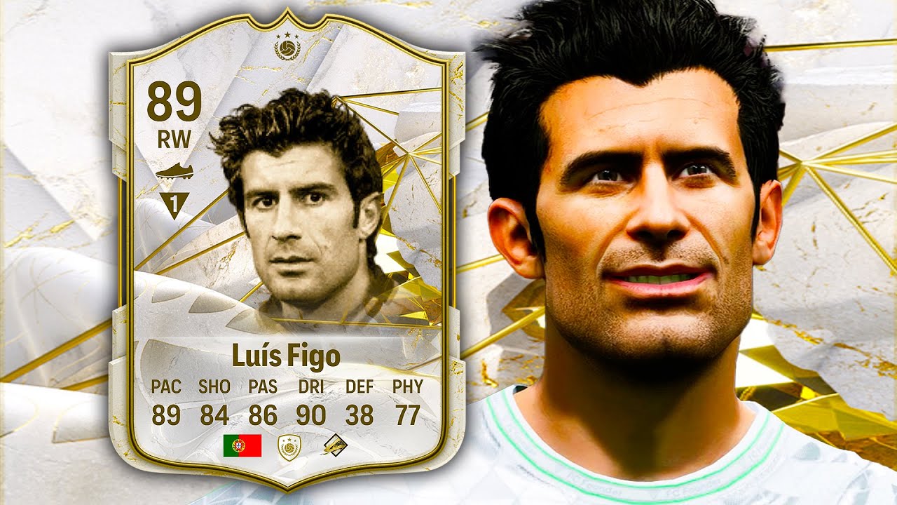 89 Icon Figo Player Review - EAFC24 - YouTube