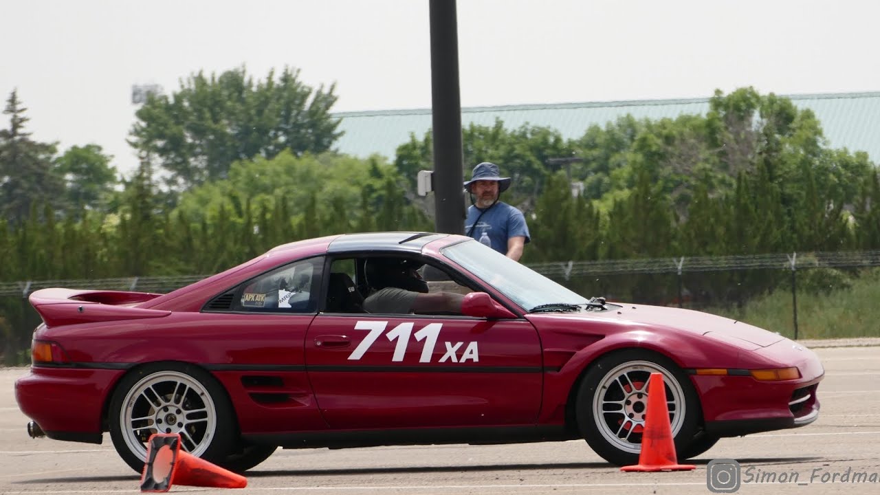 2GR MR2 Autocross - MOWOG 4 6/10/23 - YouTube