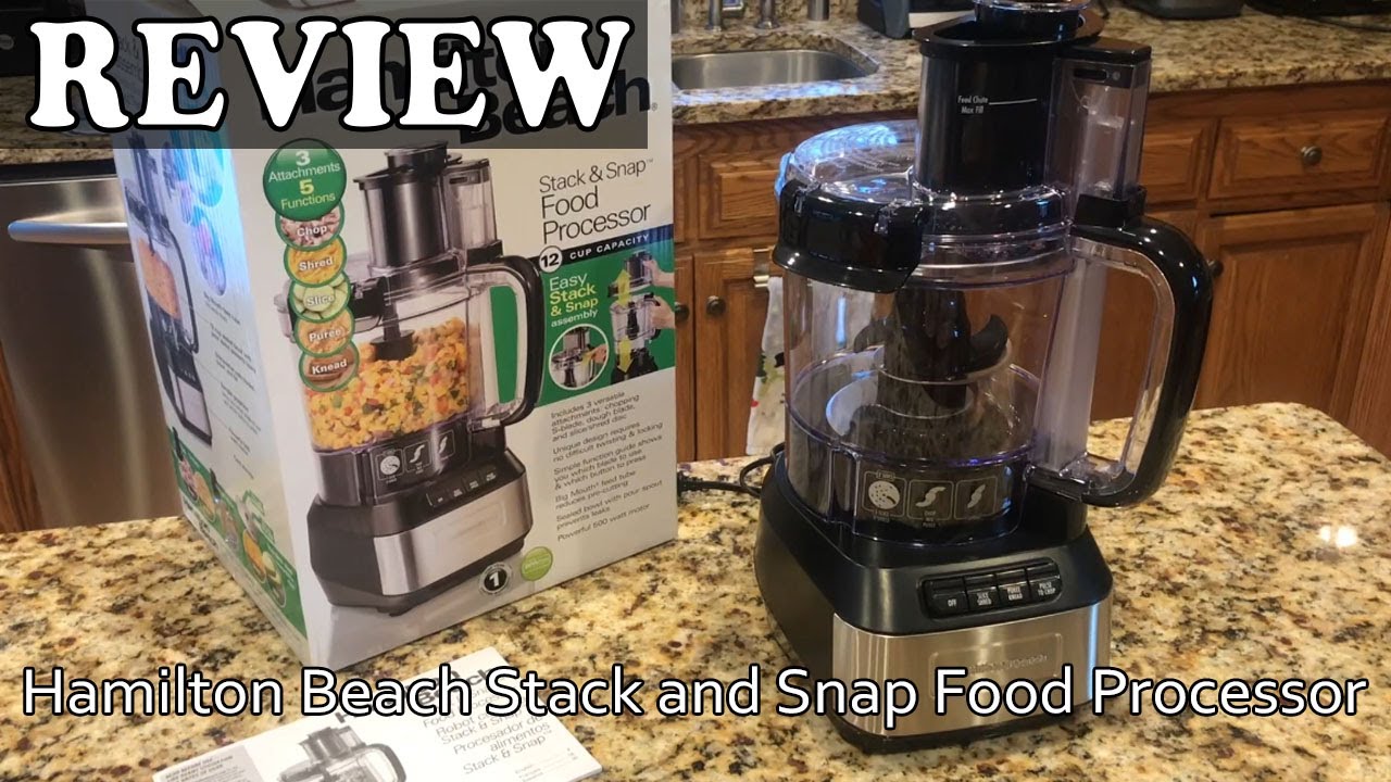 Hamilton Beach Stack and Snap Food Processor - Review 2024 - YouTube