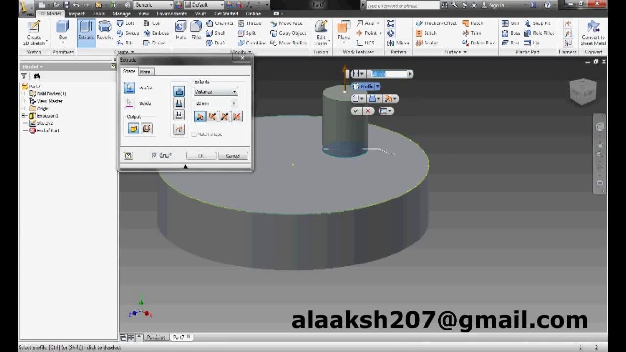 Creat and 3d Animation in Inventor Studio Wheel and track - YouTube