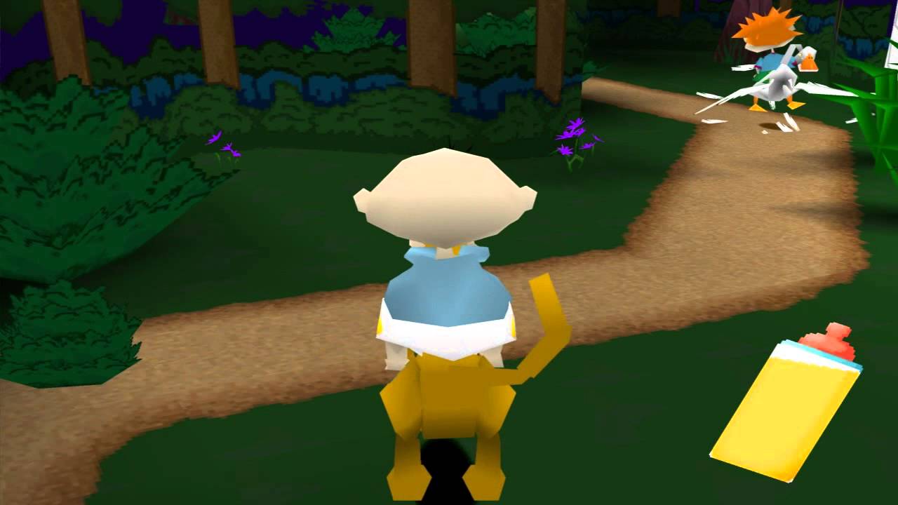 Rugrats: The Search for Reptar (PS1) walkthrough - Grandpa's Teeth ...